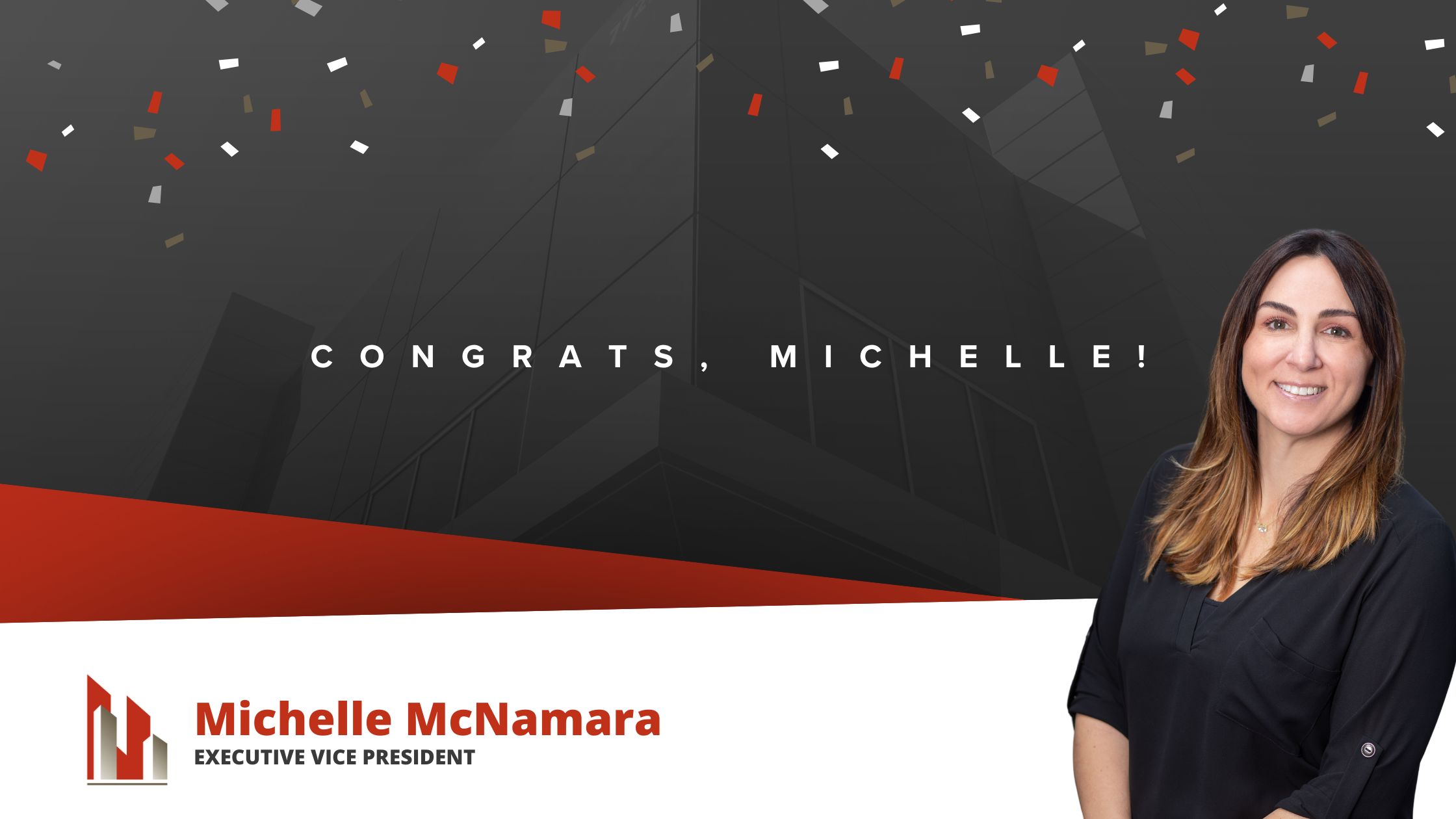 Michelle McNamara is now Executive Vice President